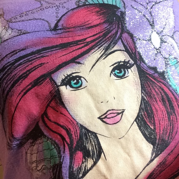 Disney | Tops | The Little Mermaid Purple Disney Tank | Poshmark